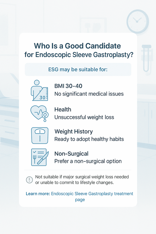 Endoscopic Sleeve Gastroplasty for Weight Loss Benefits and Results